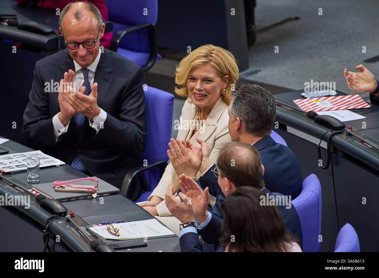 Die CDU-Politikerin Julia Kloeckner Klöckner ist neue Bundestagspraesidentin Foto vom 25.03.2025 ...
