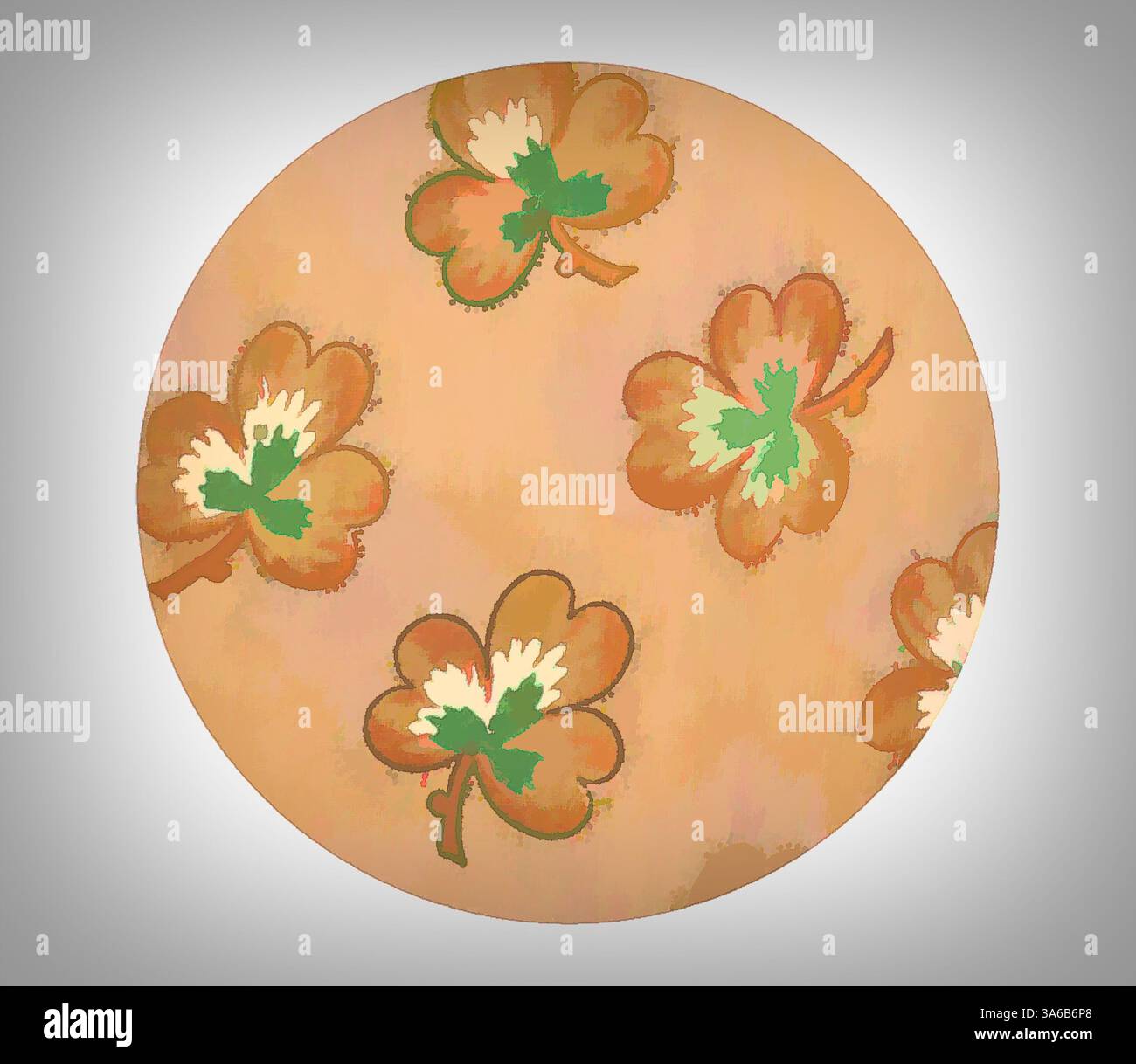 Stylized shamrock motifs hi-res stock photography and images - Alamy