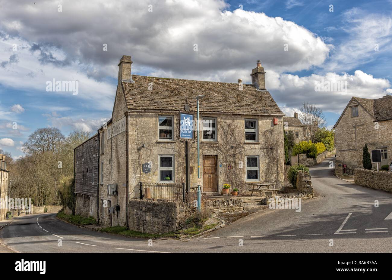 17th Century Cross Inn/Queen Matilda public house, now closed, Avening ...