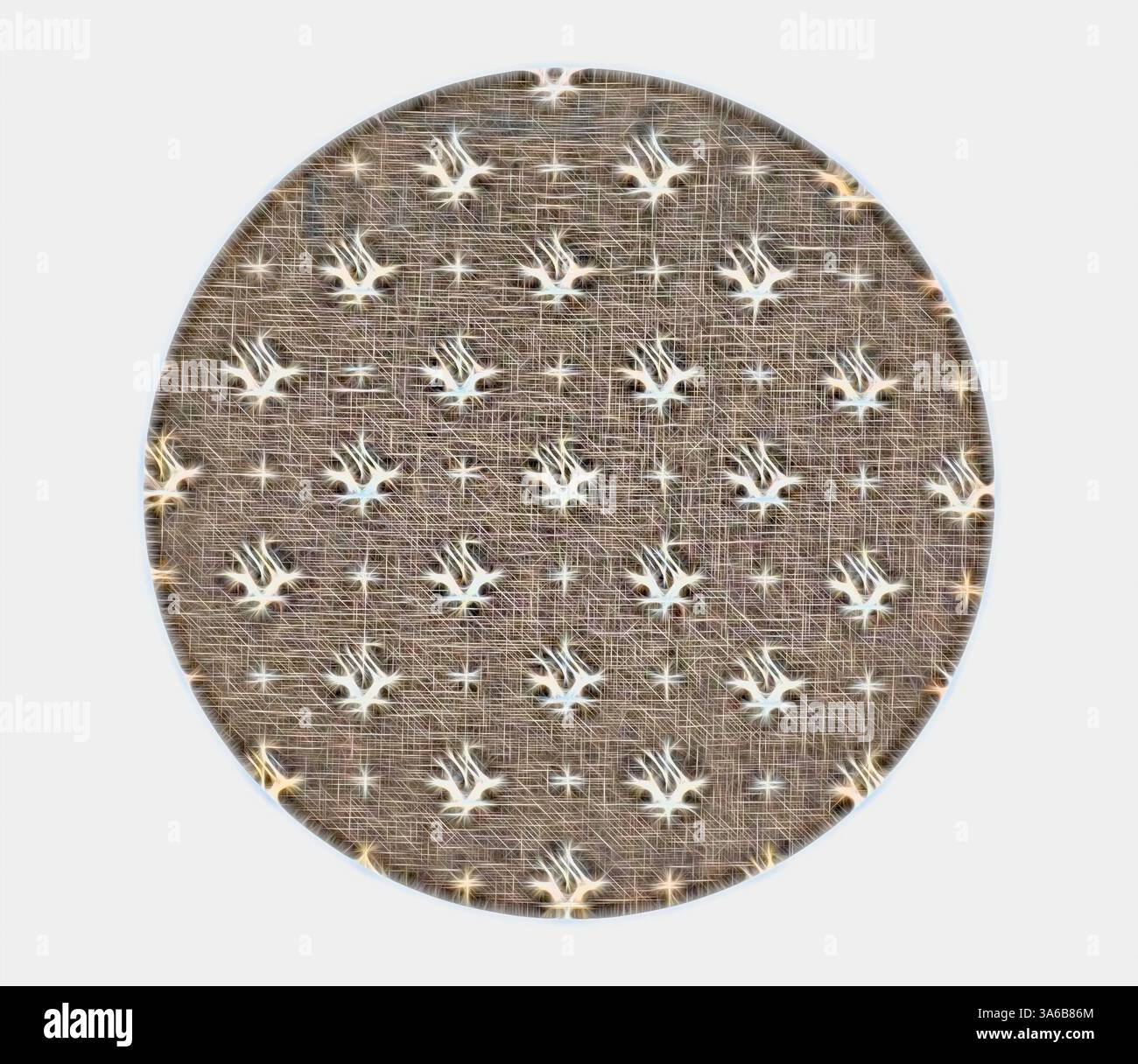 Handprints surrounded hi-res stock photography and images - Alamy