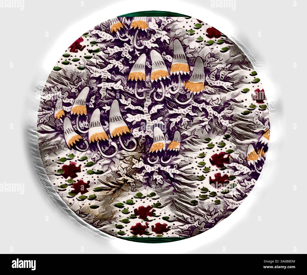 Intricate illustrations of abstract flora hi-res stock photography and ...