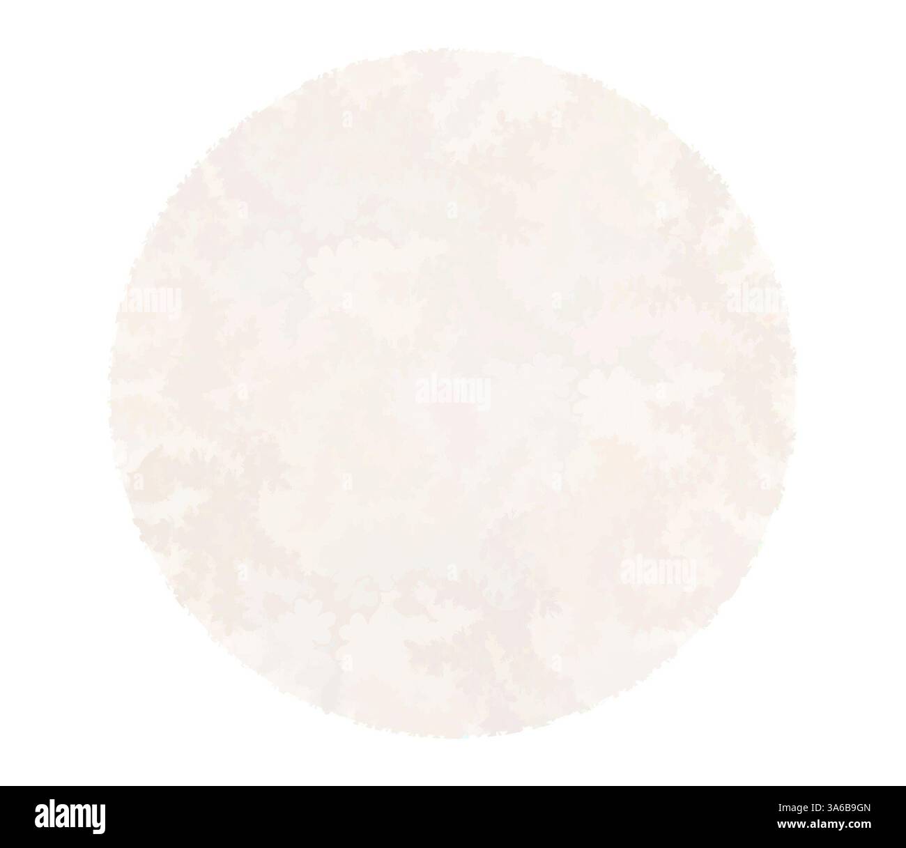 A soft, textured circular shape featuring subtle variations in light ...