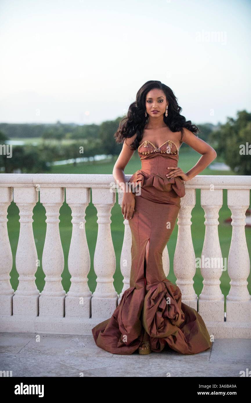 Jan 4, 2015 - Doral-Miami, Florida, U.S. - NIKETA BARKER, Miss Guyana ...