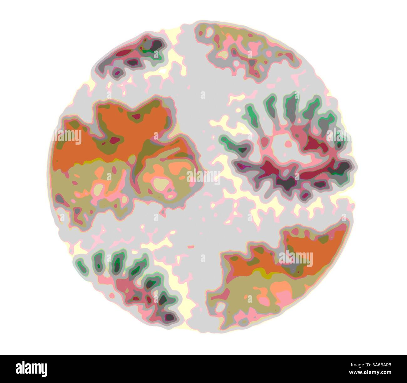 Eye catching design reminiscent of natural forms hi-res stock ...