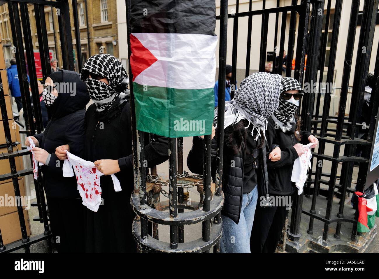 RECORD DATE NOT STATED UCL Blockade for Palestine in London Pro ...