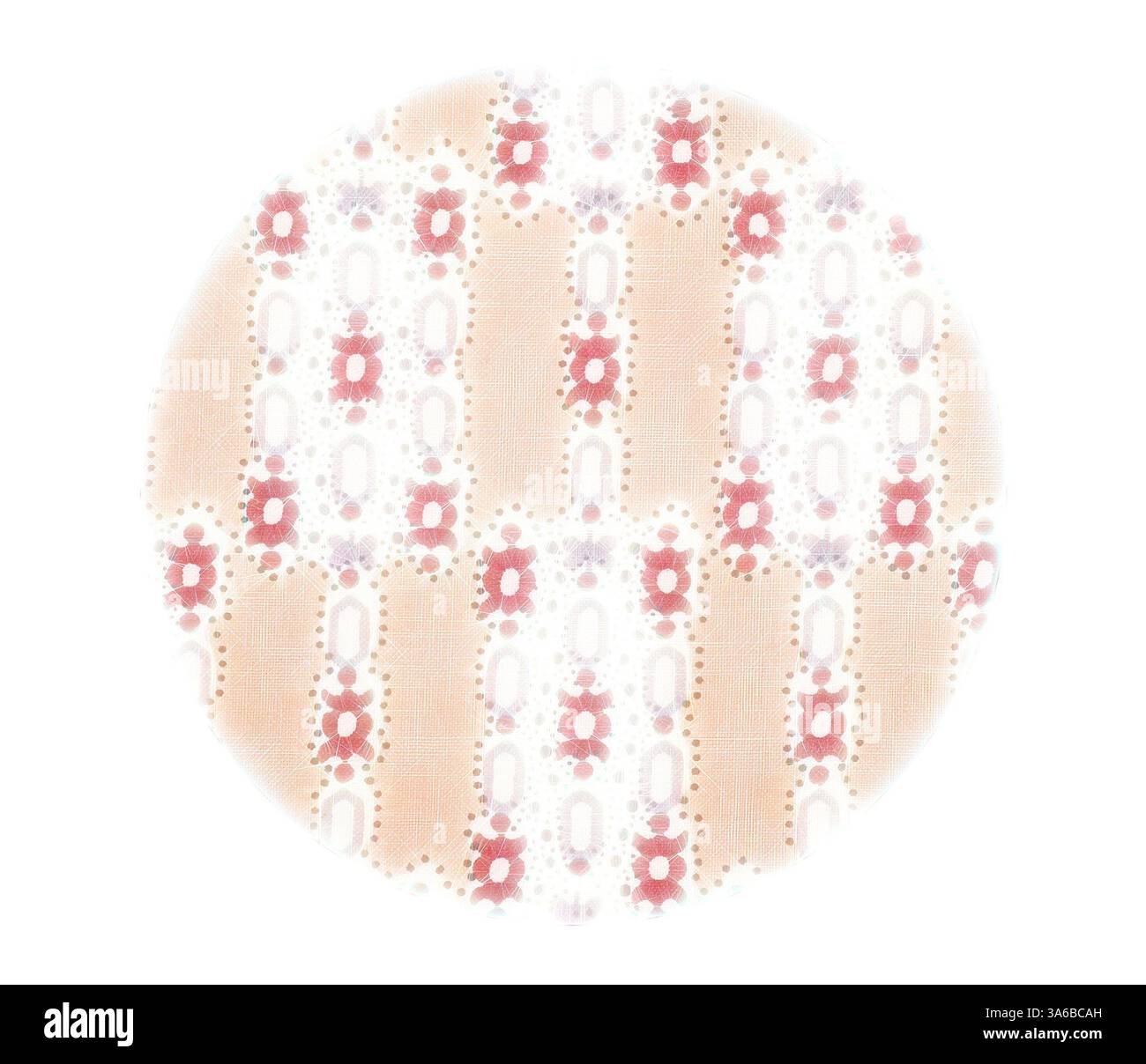 A delicate pattern featuring soft floral motifs in gentle hues ...