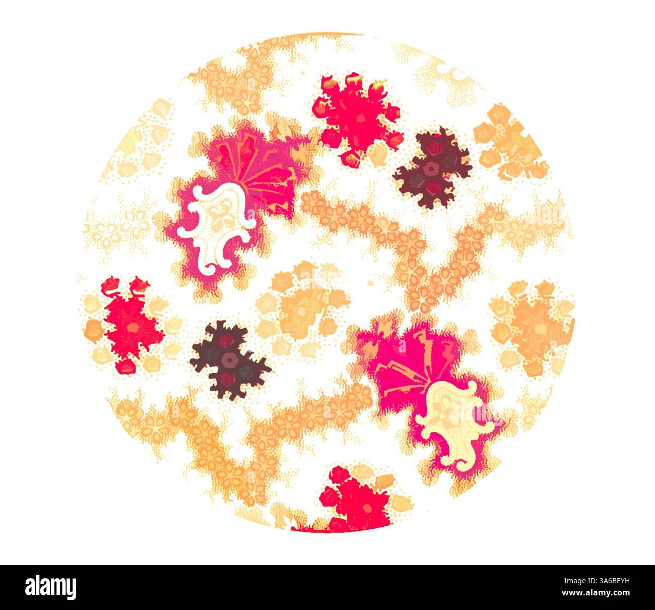 Dynamic shapes in soft pinks hi-res stock photography and images - Alamy