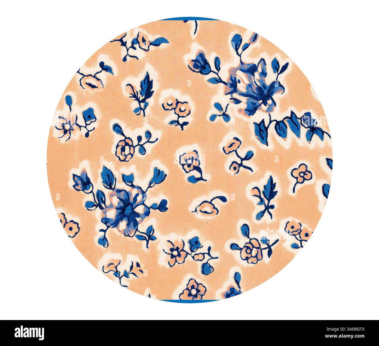 Delicate floral designs in deep blue hi-res stock photography and ...