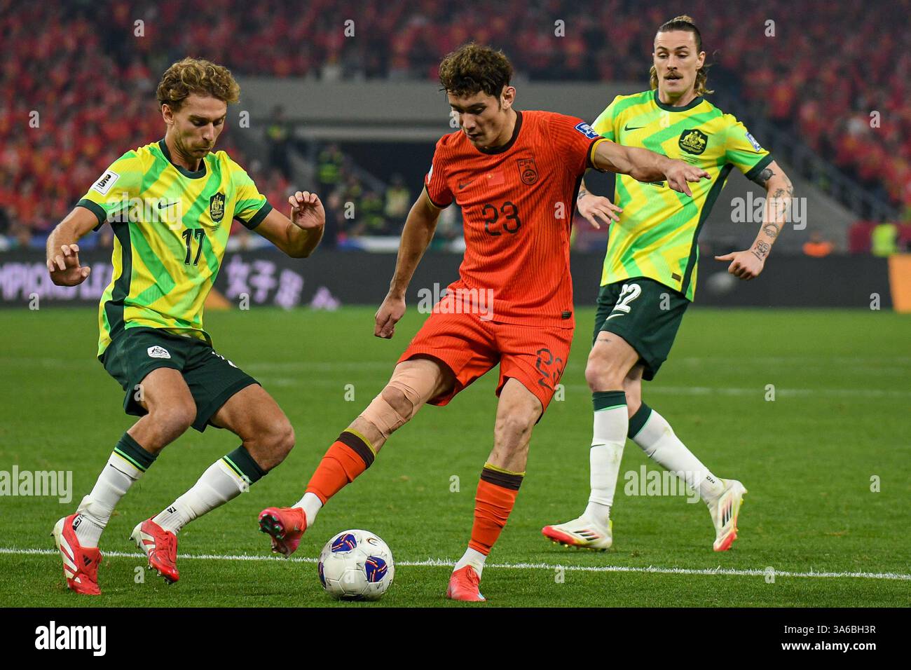 Hangzhou, China. 25 March, 2025. Behram Abduweli of China during the ...