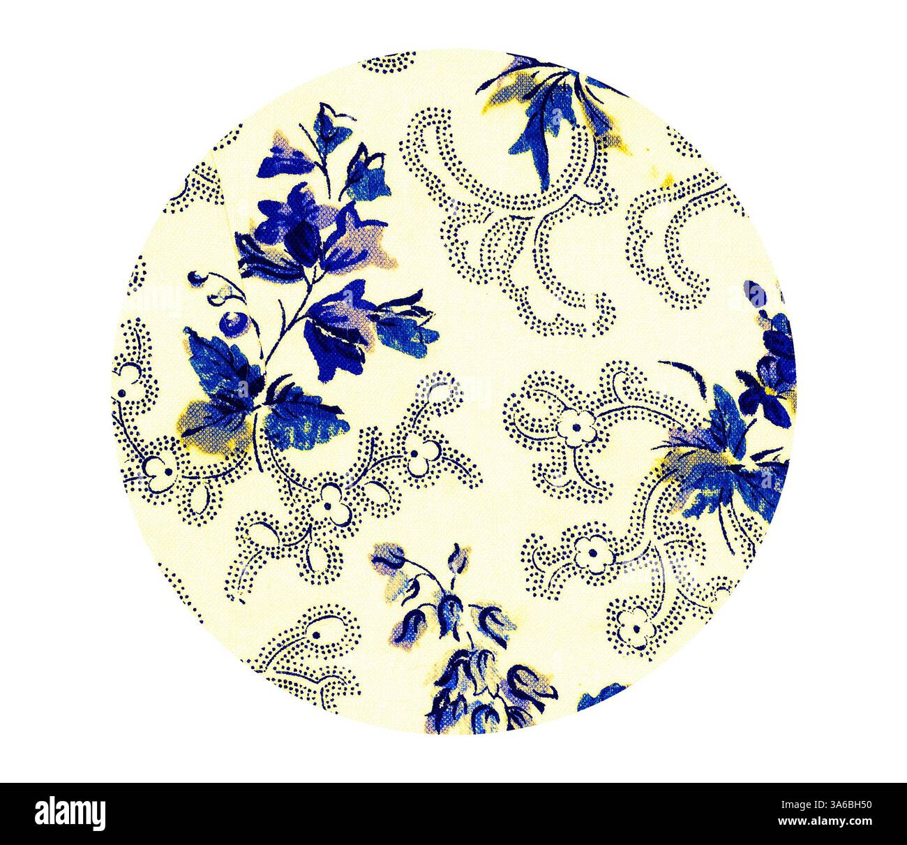 Delicate floral motifs in shades of blue hi-res stock photography and ...