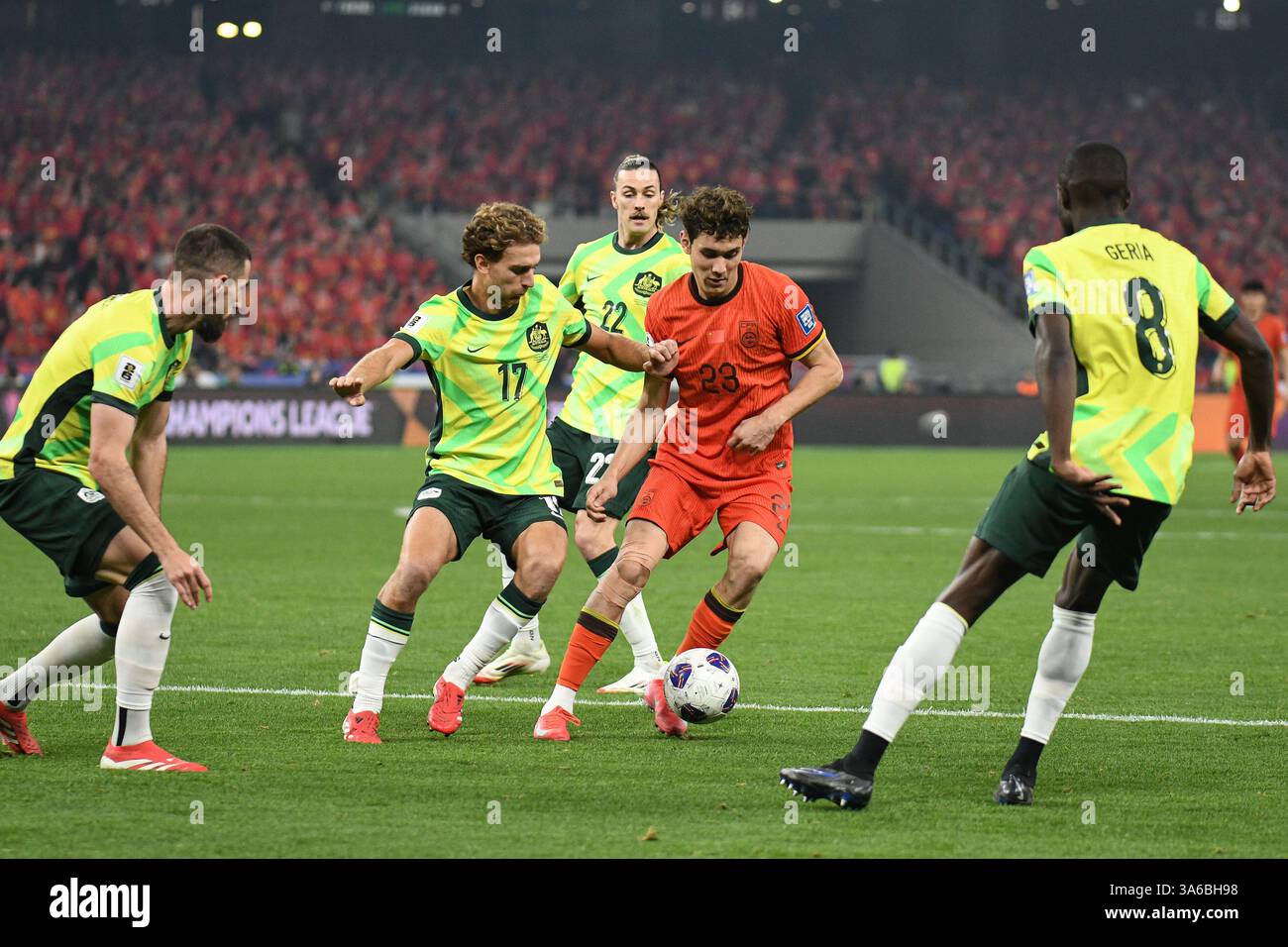 Hangzhou, China. 25 March, 2025. Behram Abduweli of China during the ...