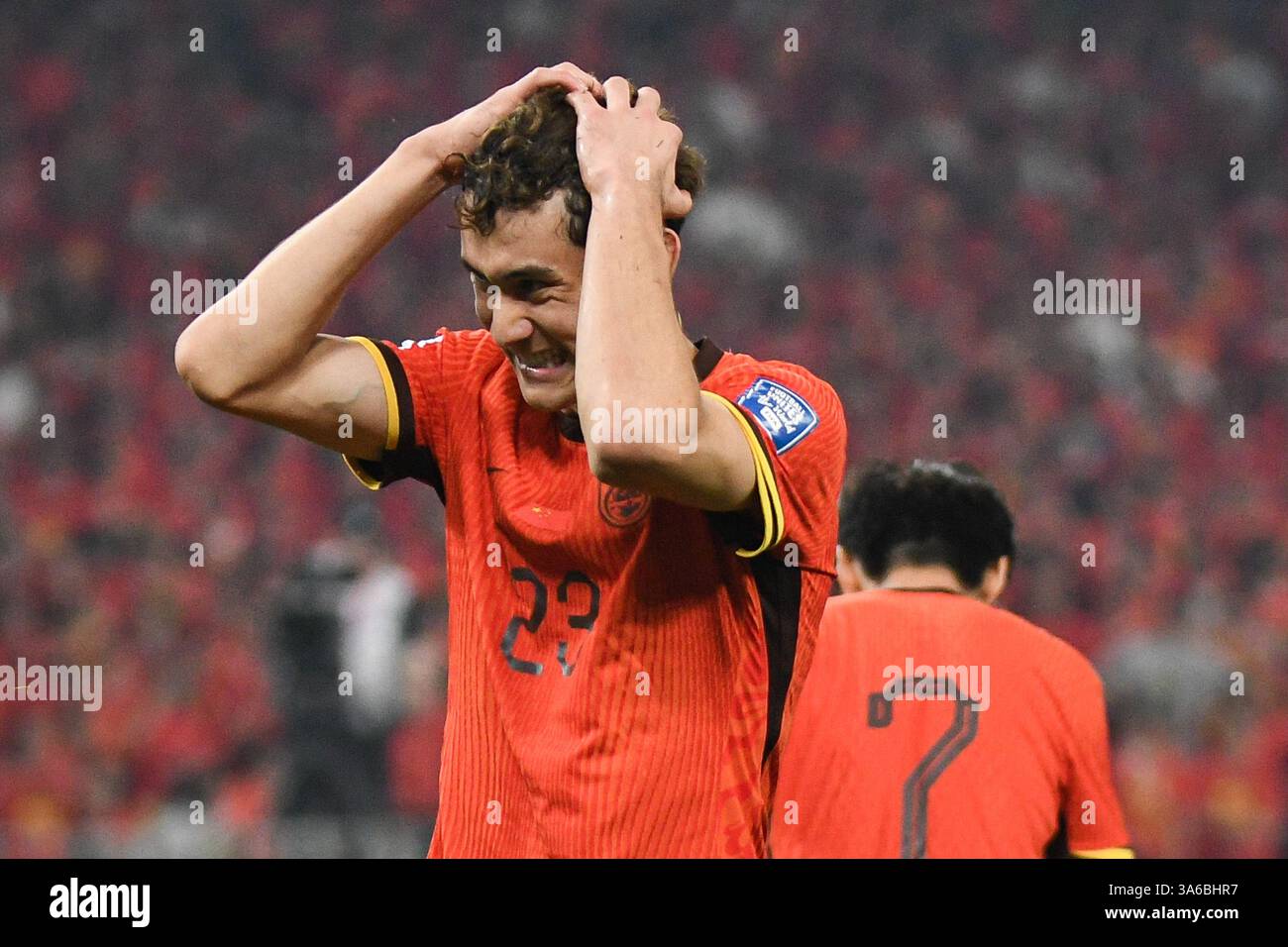 Hangzhou, China. 25 March, 2025. Behram Abduweli of China during the ...