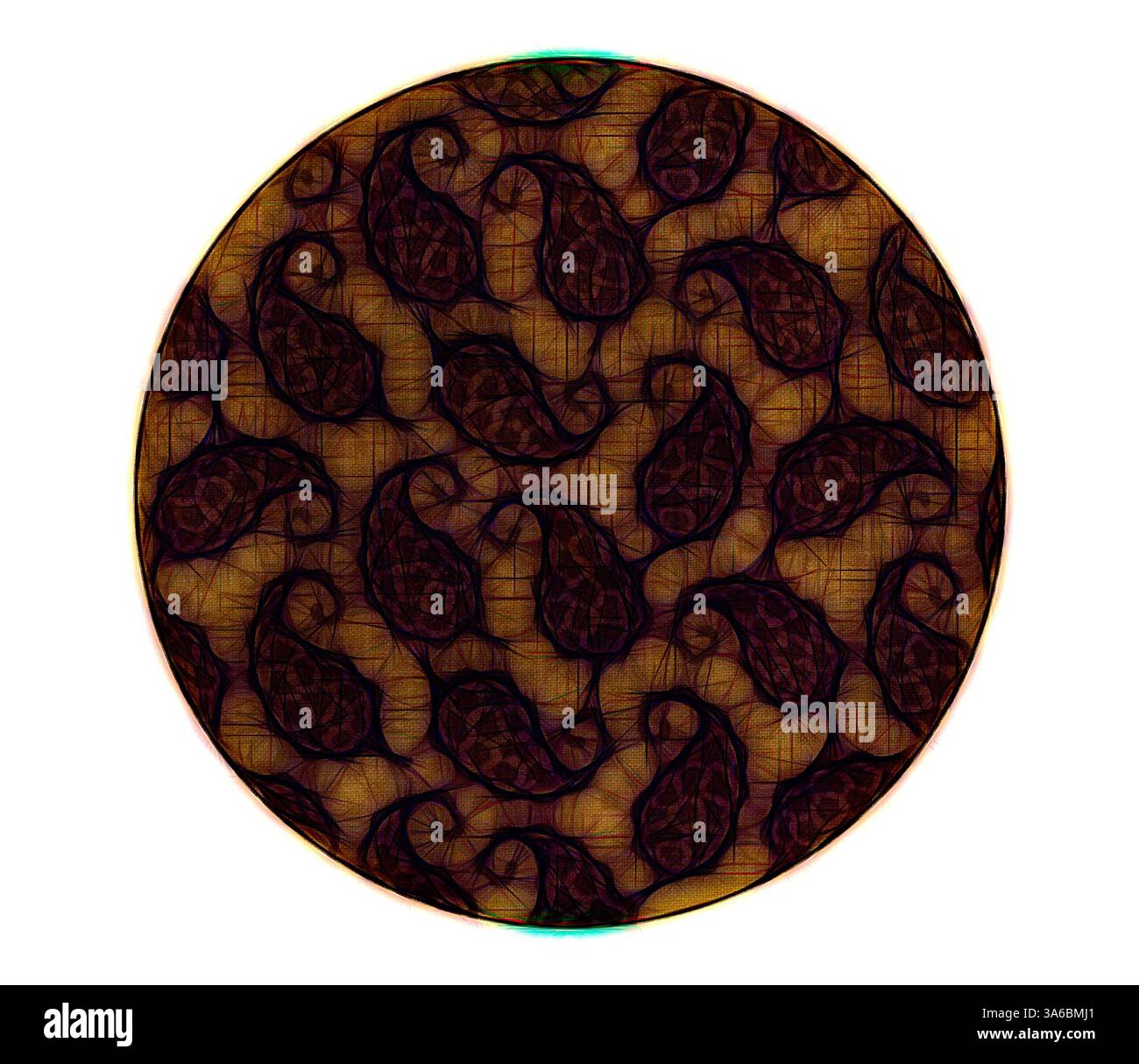 Intricate swirls of paisley shapes hi-res stock photography and images ...