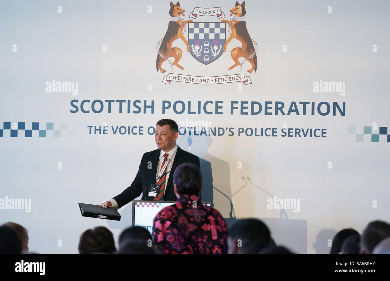 SPF chair David Threadgold introduces Cabinet Secretary for Justice and ...
