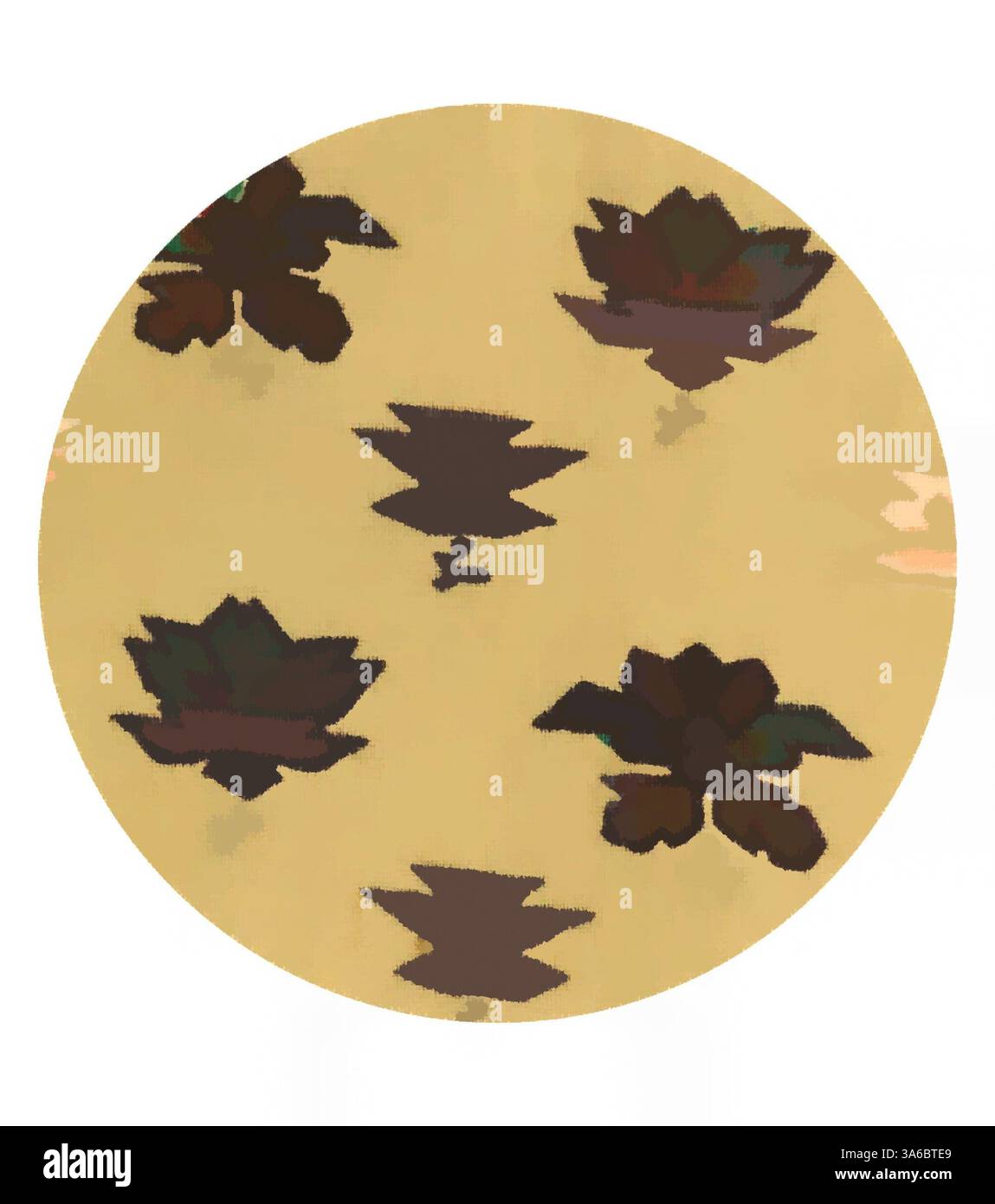 Half stylized flowers Cut Out Stock Images & Pictures - Alamy