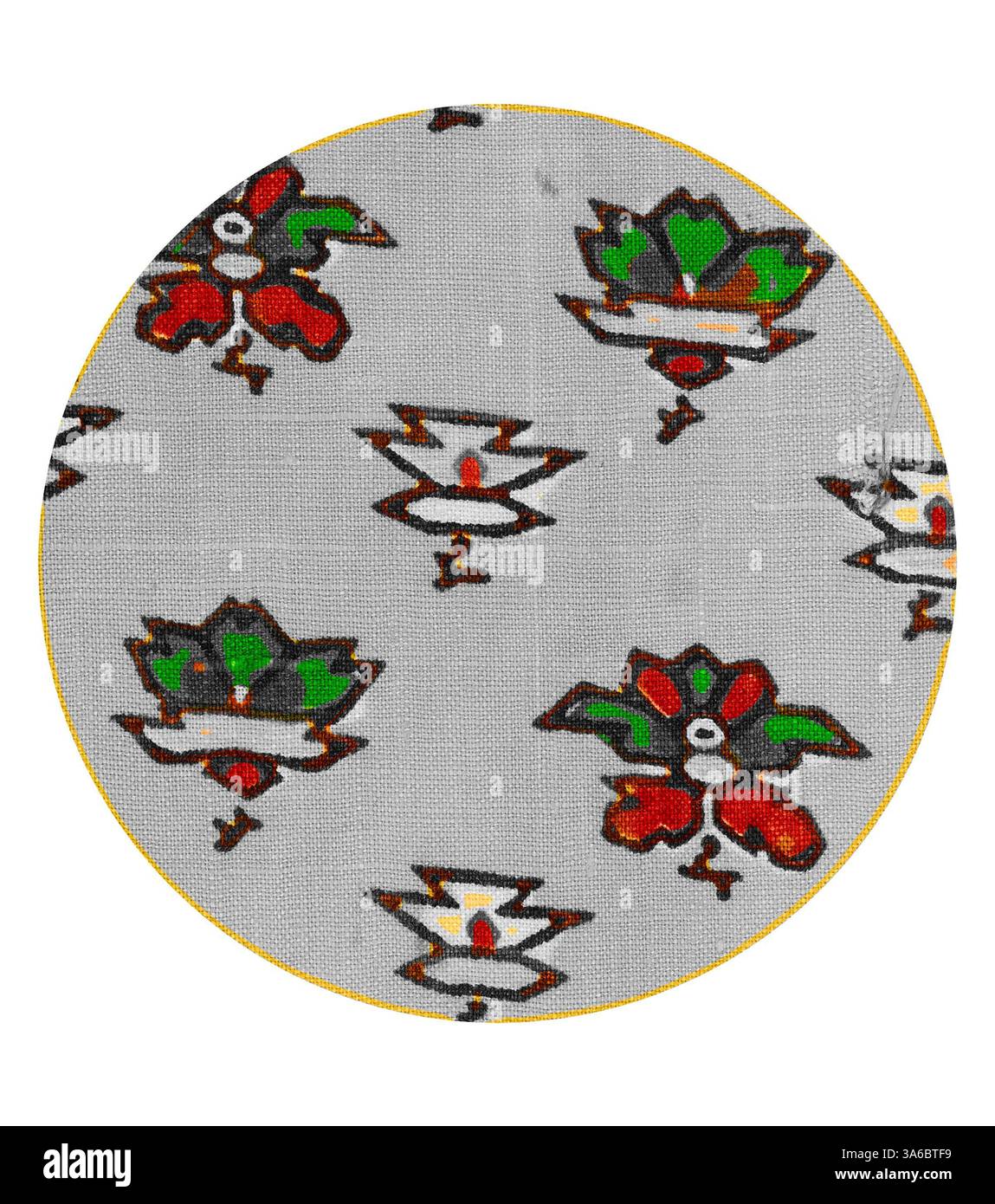 Featuring intricate floral patterns in vibrant red Cut Out Stock Images ...