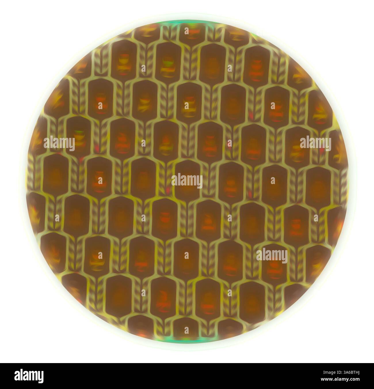 Repeating pattern of hexagonal shapes Cut Out Stock Images & Pictures ...