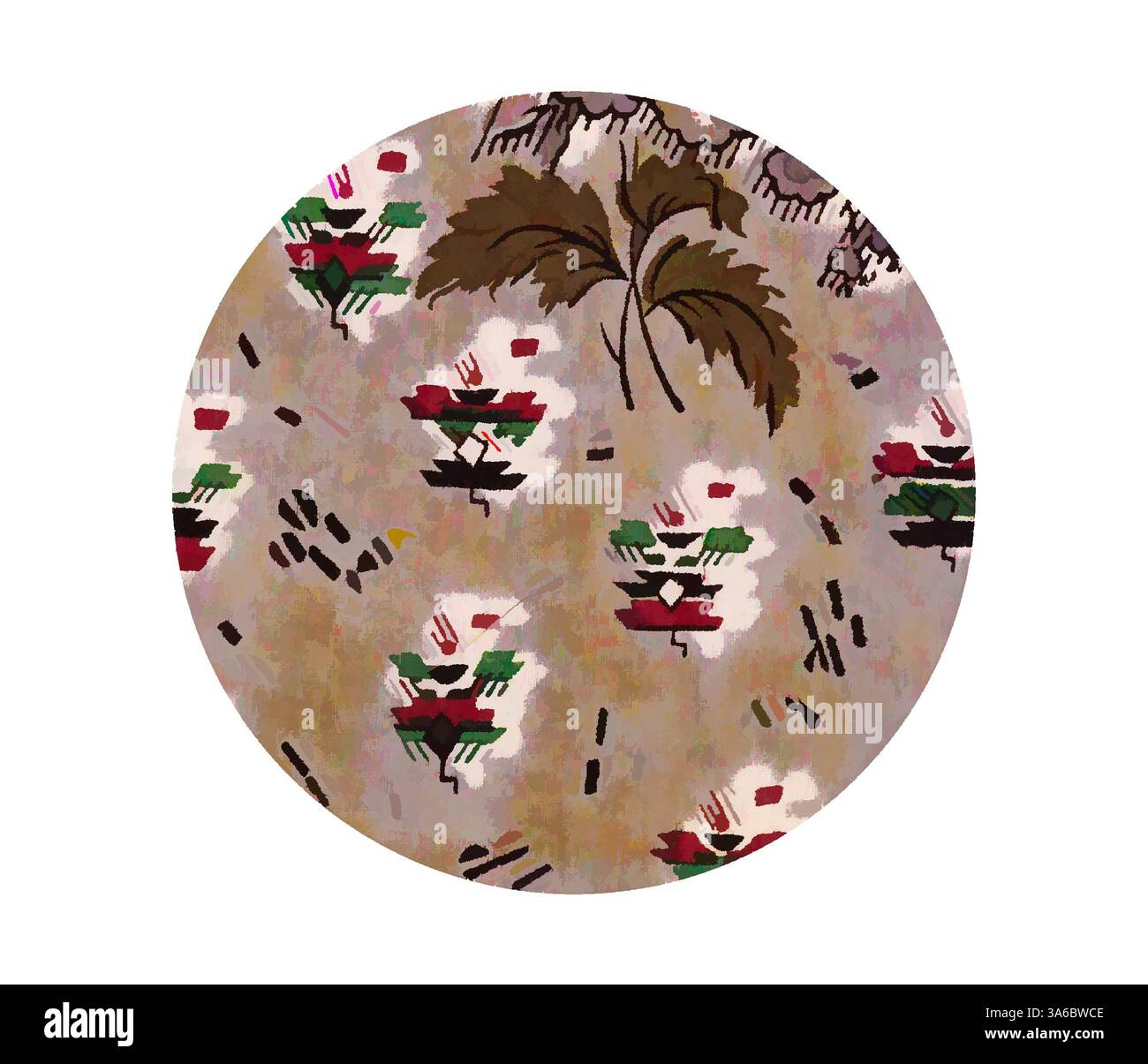 Stylized motifs in various hues hi-res stock photography and images - Alamy