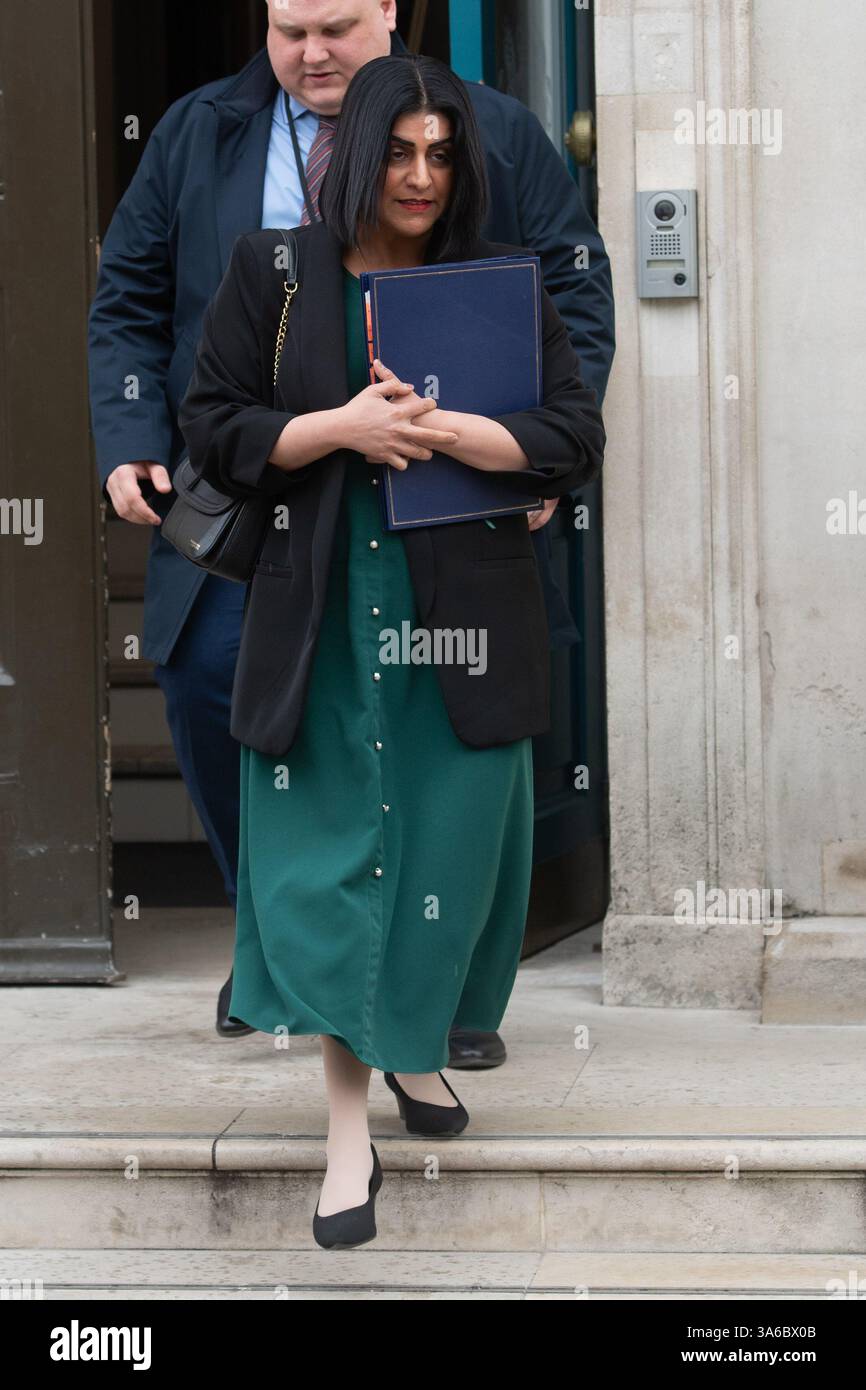 London, UK. 25 Mar 2025. Pictured: Shabana Mahmood - Lord Chancellor ...