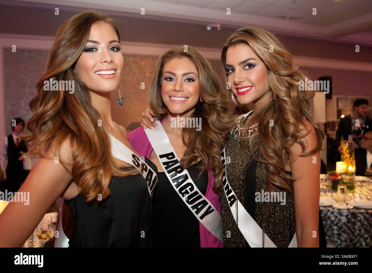 Jan 8, 2015 - Miami, Florida, U.S. - Desire Ferrer, Miss Spain 2014 ...