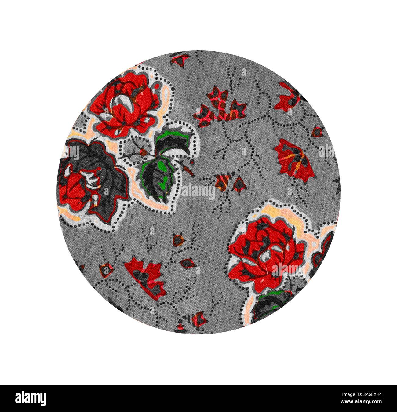 Delicate floral design features soft outlines hi-res stock photography ...