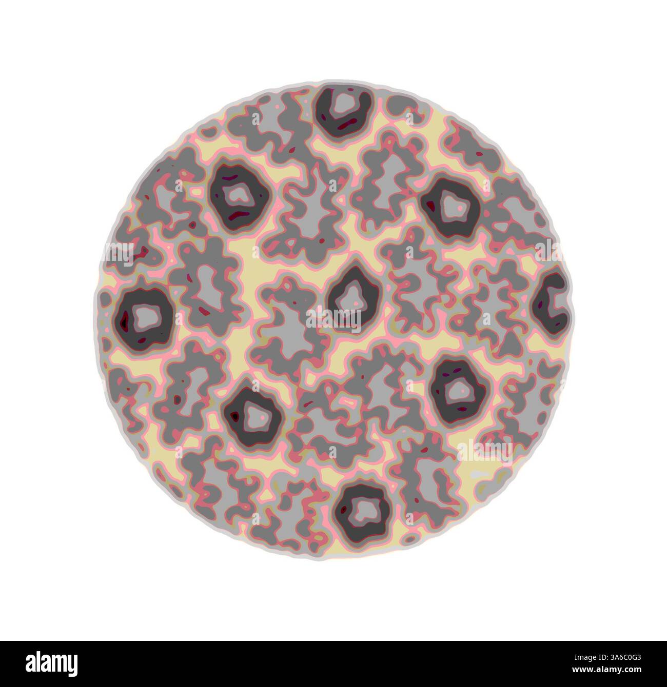 Textured pattern of irregular shapes in shades of gray hi-res stock ...