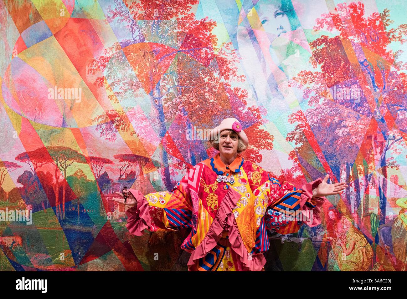 LONDON, UNITED KINGDOM - MARCH 25, 2025: Sir Grayson Perry poses with ...