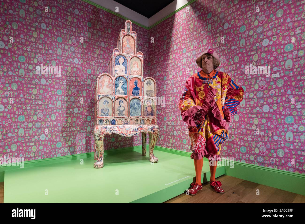 LONDON, UNITED KINGDOM - MARCH 25, 2025: Sir Grayson Perry poses with ...