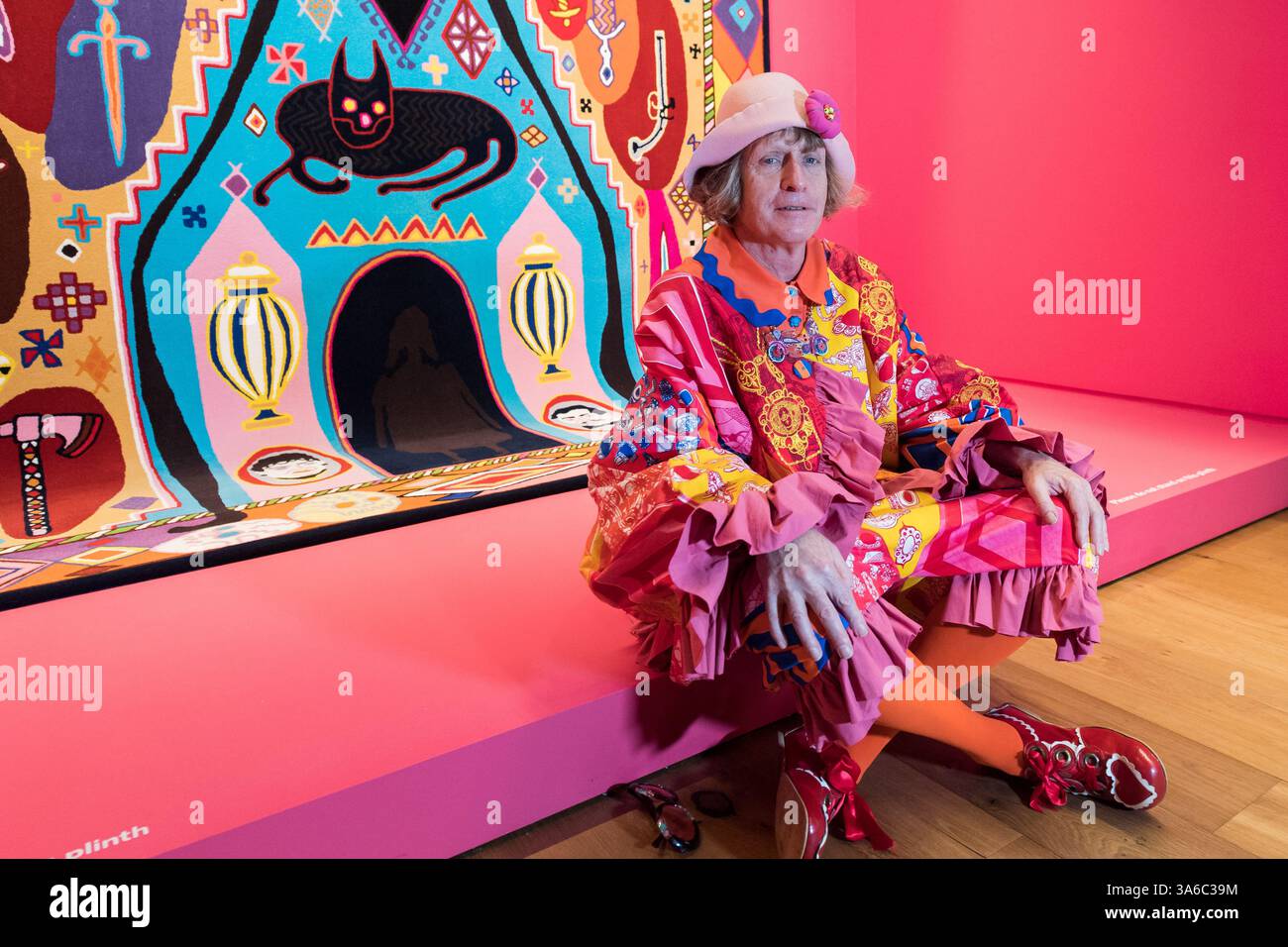 LONDON, UNITED KINGDOM - MARCH 25, 2025: Sir Grayson Perry poses with ...