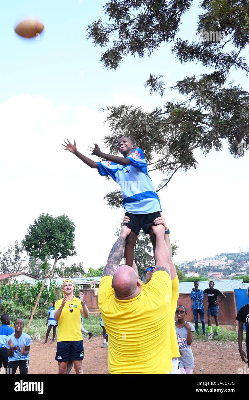 Friends of Rwandan Rugby introducing rugby to schools in Rwanda in ...