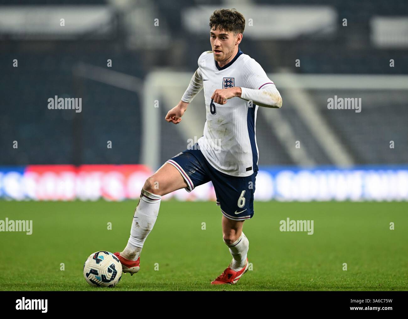 West Bromwich, UK. 24th Mar, 2025. Hayden Hackney of England during the ...