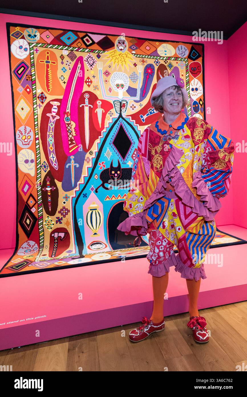 LONDON, UNITED KINGDOM - MARCH 25, 2025: Sir Grayson Perry poses with ...