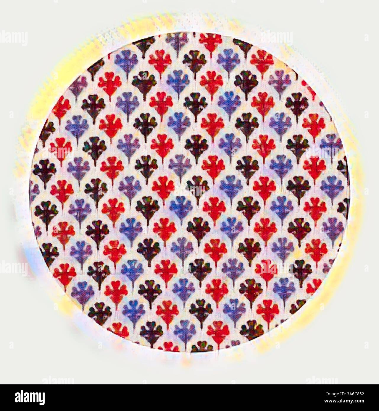 Stylized floral designs in red hi-res stock photography and images - Alamy