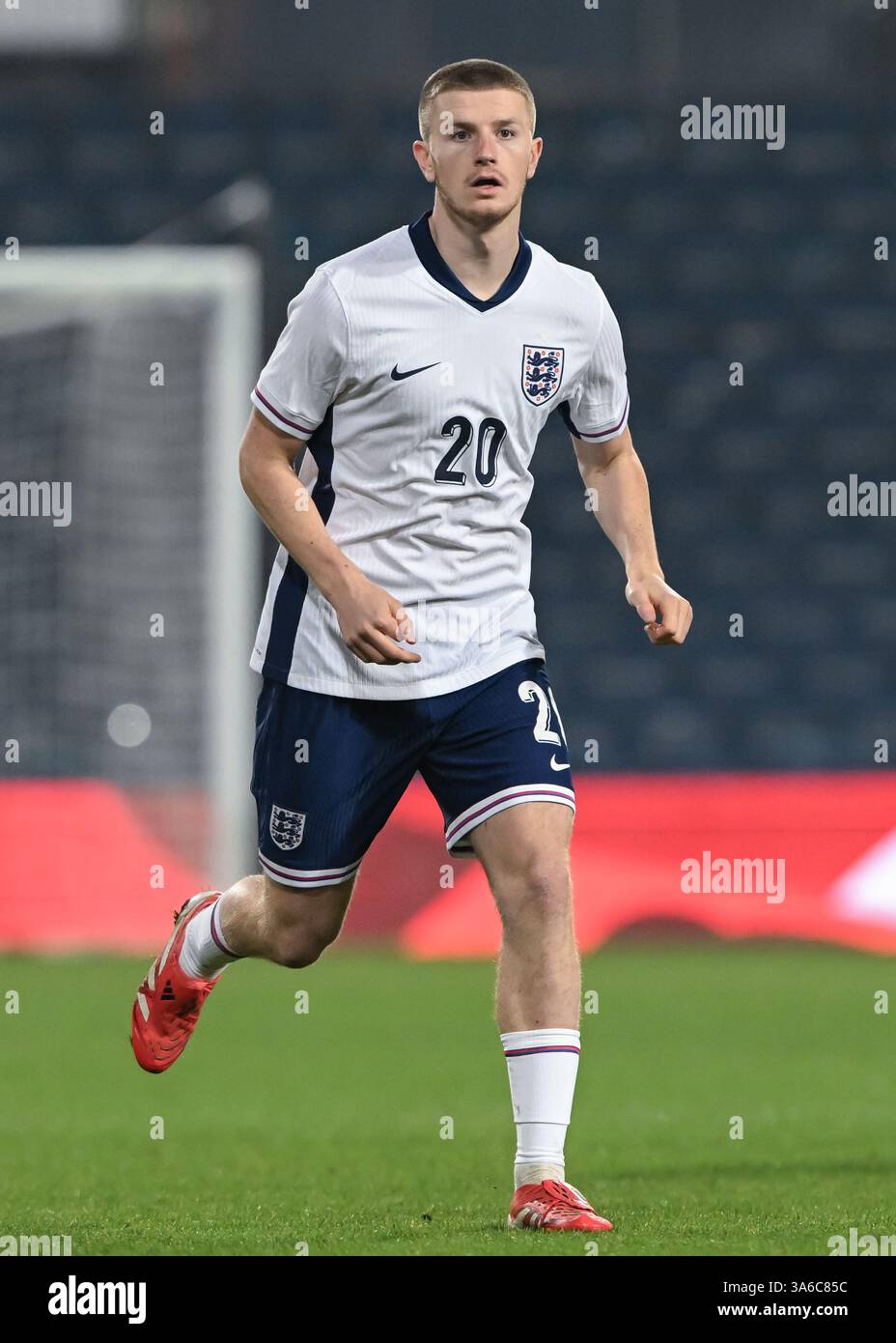 West Bromwich, UK. 24th Mar, 2025. Adam Wharton of England during the ...