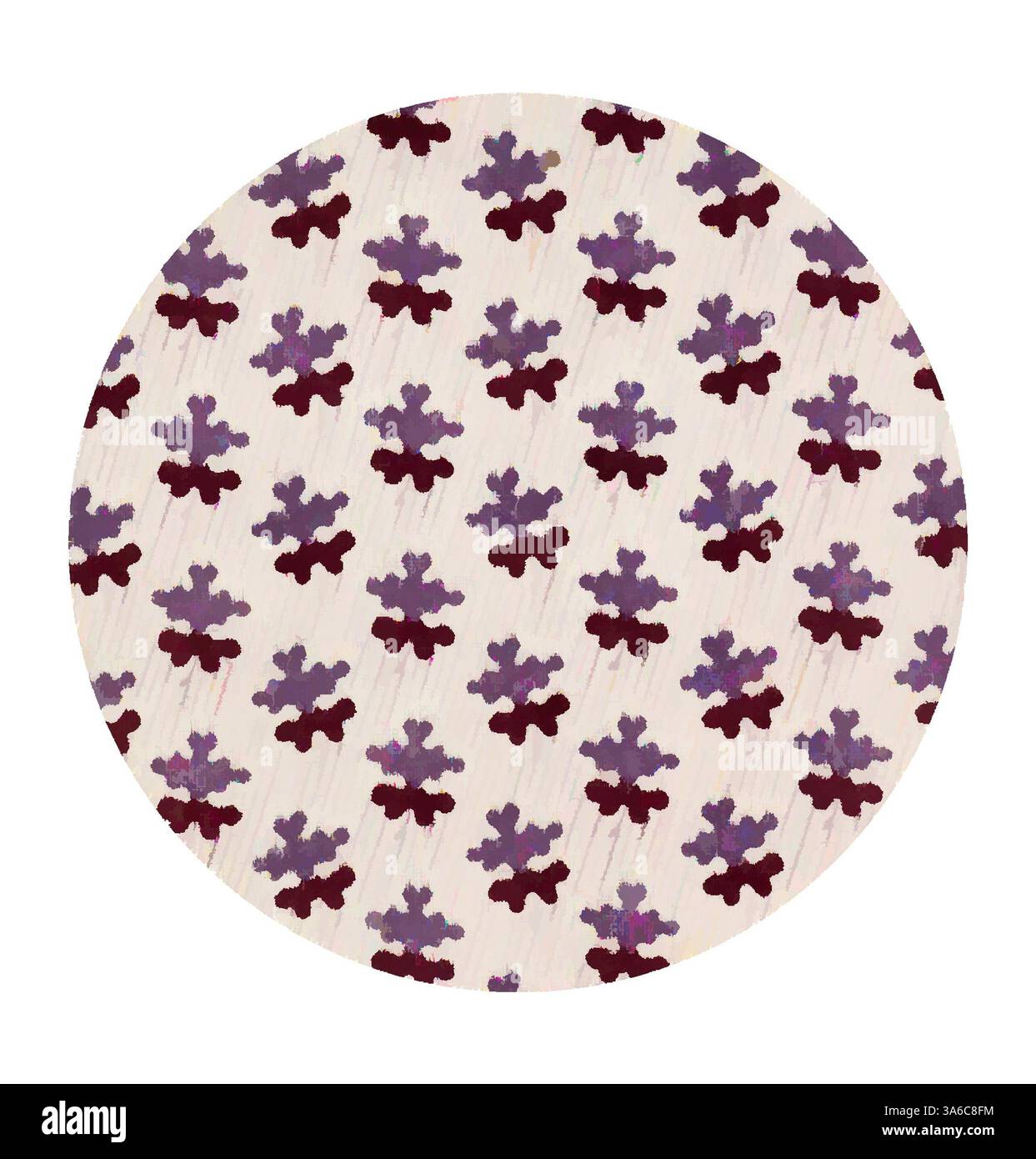 Overlapping shapes in various shades of purple hi-res stock photography ...