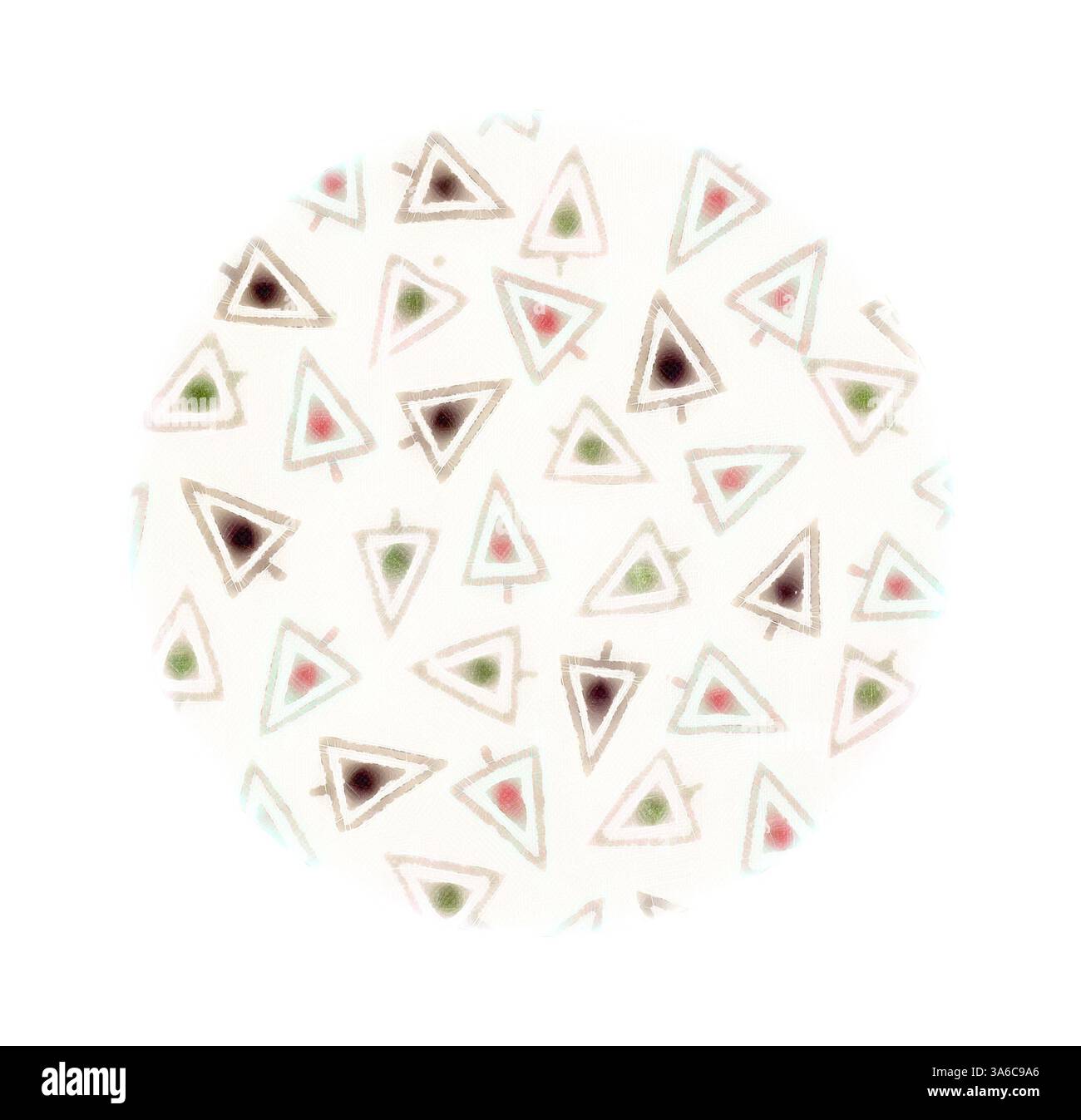 Playful pattern of small triangles in various colors hi-res stock ...