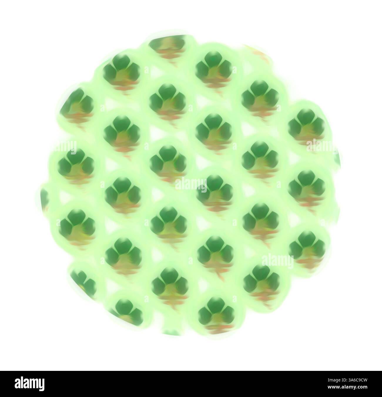 Rhythmic arrangement of shapes creates hi-res stock photography and ...