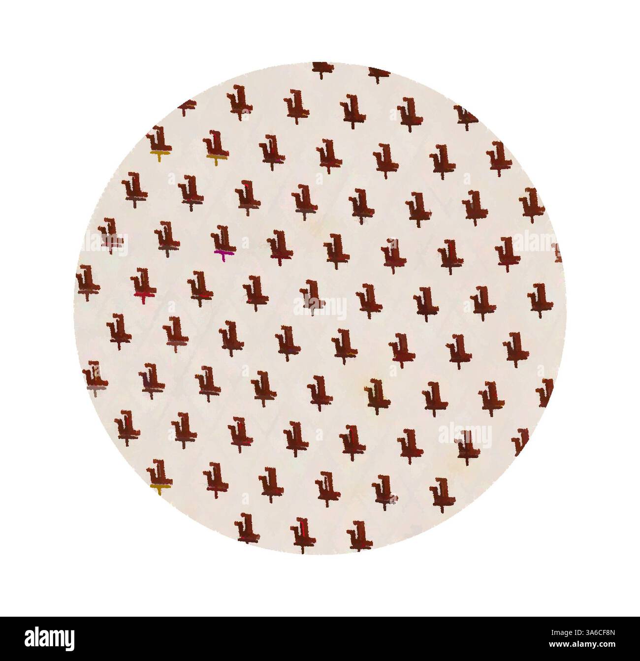 Repetitive pattern of stylized figures hi-res stock photography and ...