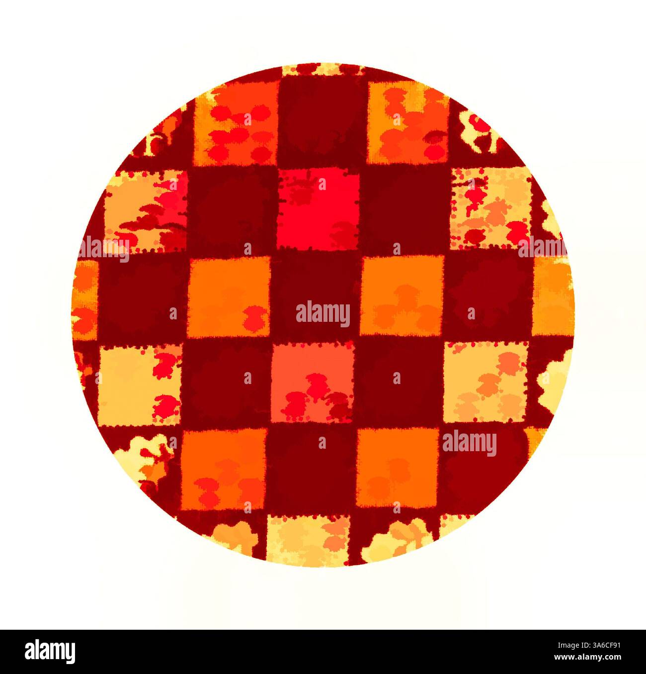 Vibrant circular checkerboard pattern hi-res stock photography and ...