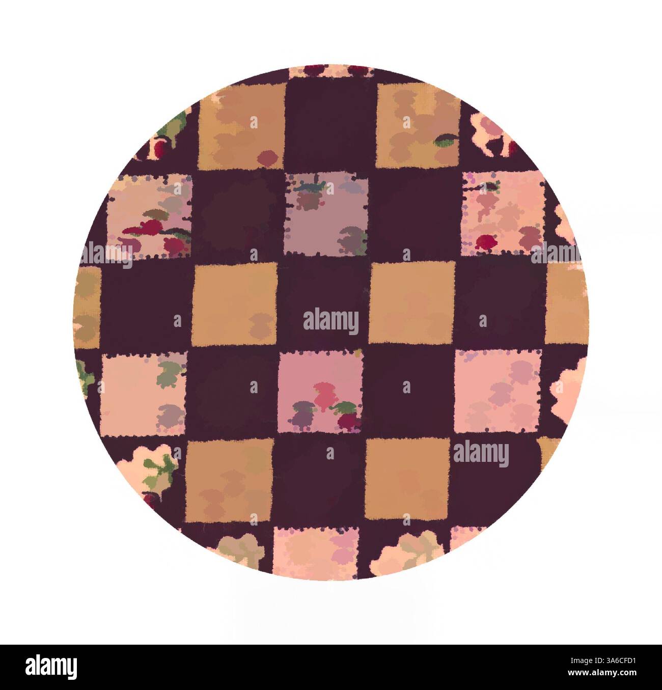 Blend of textured squares in earthy tones hi-res stock photography and ...