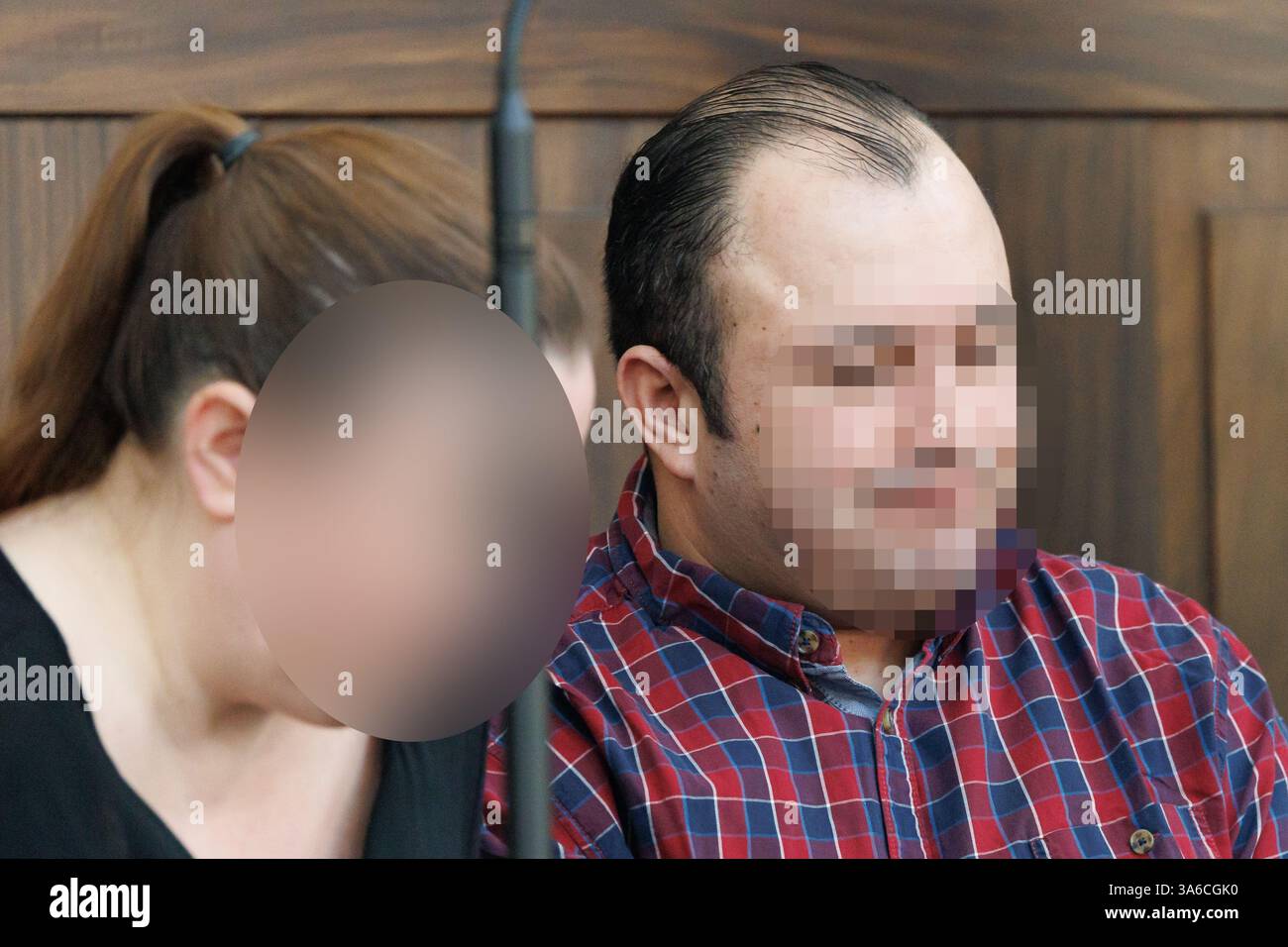 Brugge, Belgium. 25th Mar, 2025. The accused Mohammed Zeryouh pictured ...