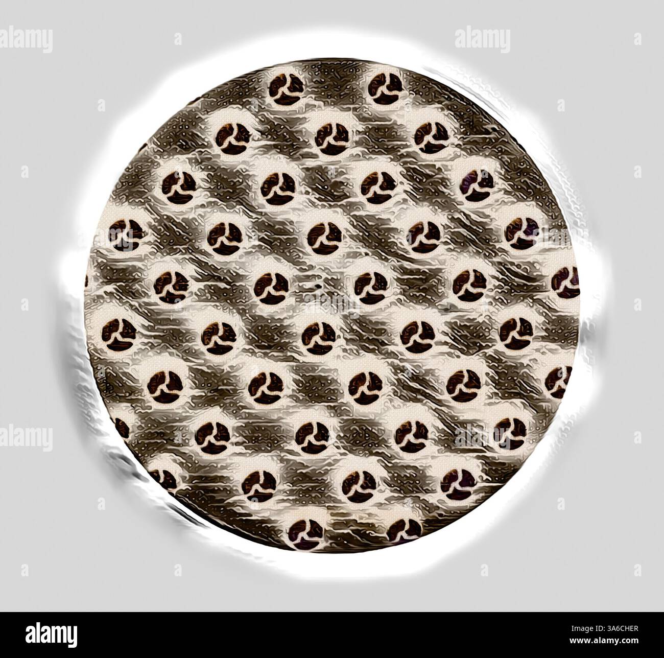 Repeating patterns of stylized flowers hi-res stock photography and ...