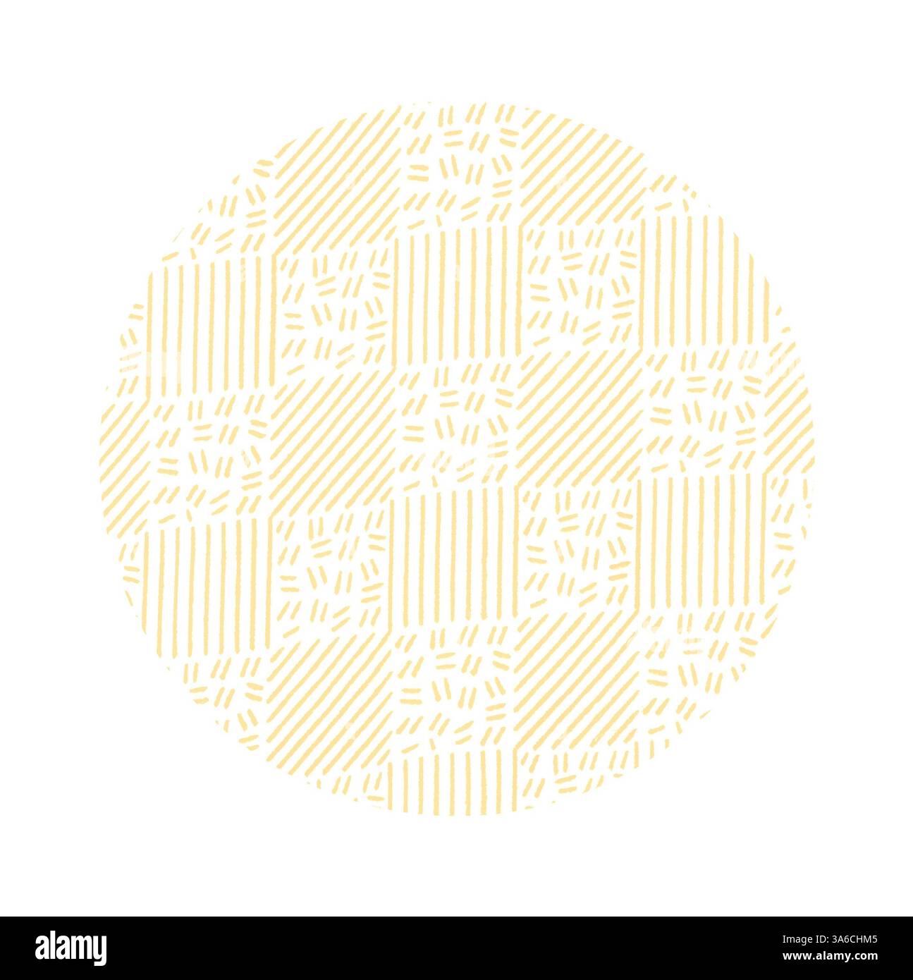 A circular design featuring a repeating pattern of alternating squares ...