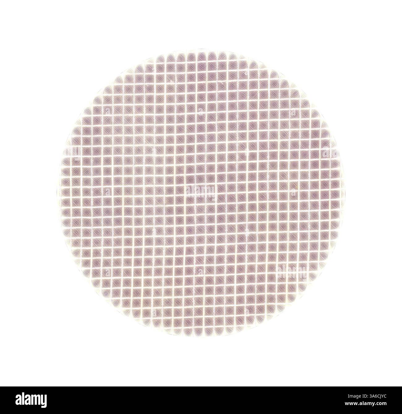 A circular grid pattern with a subtle, textured surface, composed of ...