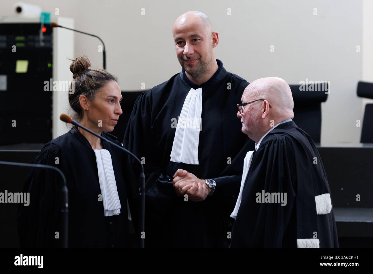 Lawyer Nadia Lorenzetti, Lawyer Thomas Vandemeulebroucke and Lawyer ...