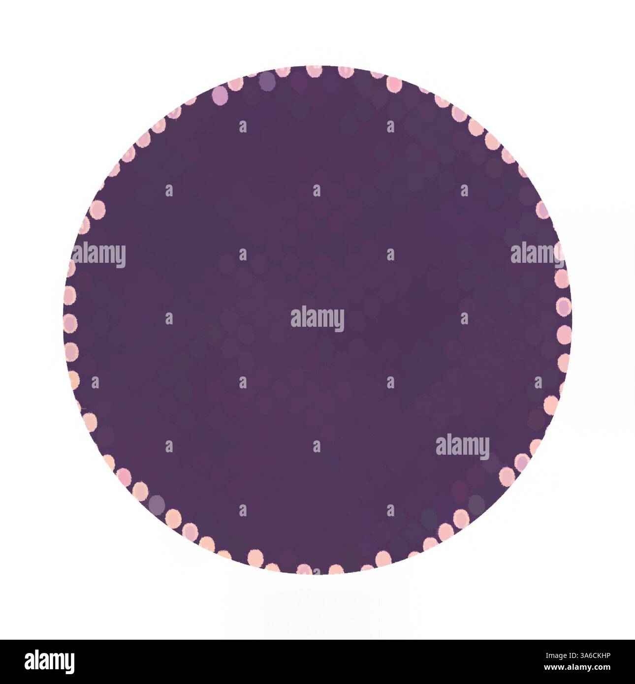 Delicate ring of soft pink dots hi-res stock photography and images - Alamy