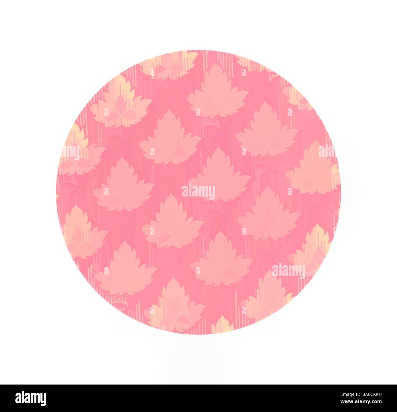 Repeated pattern of stylized leaves in hi-res stock photography and ...