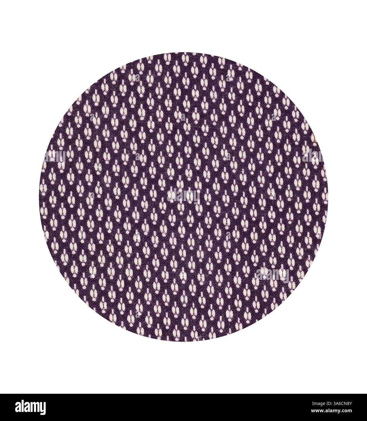 A circular design featuring a repeating pattern of small, elongated ...