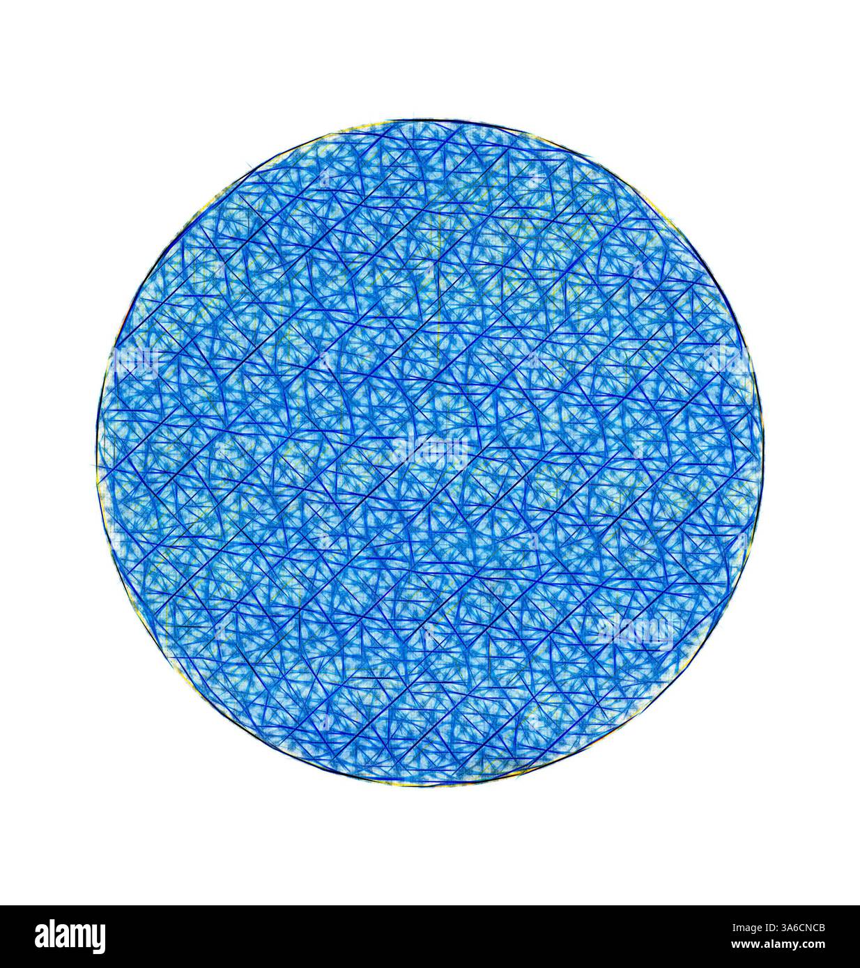 Interwoven blue lines forming hi-res stock photography and images - Alamy