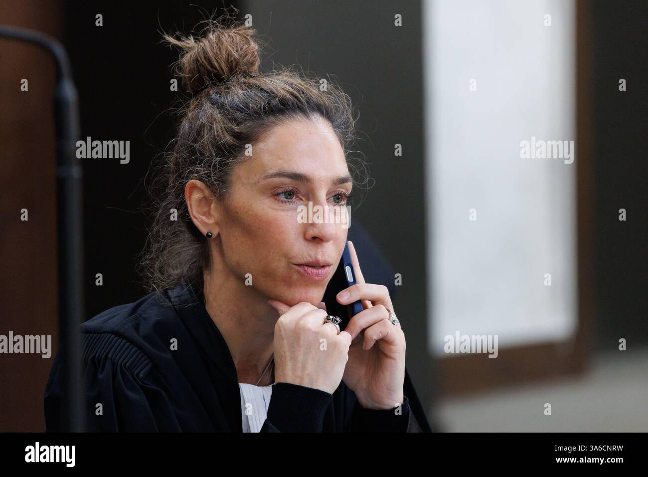 Brugge, Belgium. 25th Mar, 2025. Lawyer Nadia Lorenzetti pictured ...